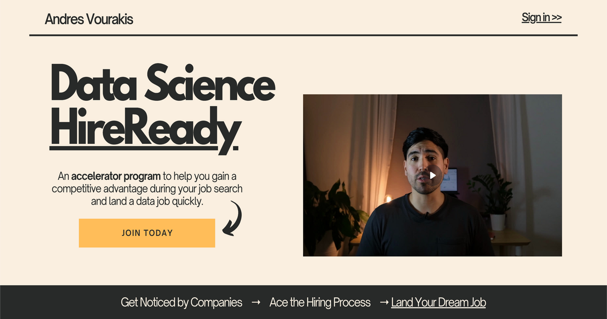 Data Science Hire Ready - Accelerator Program